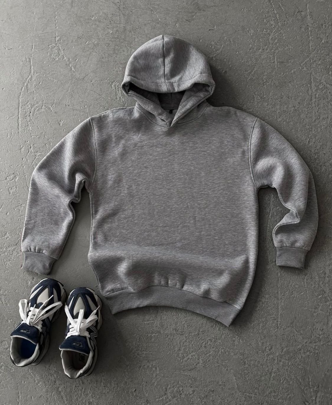 Plain Grey Hoodie - Fit Move