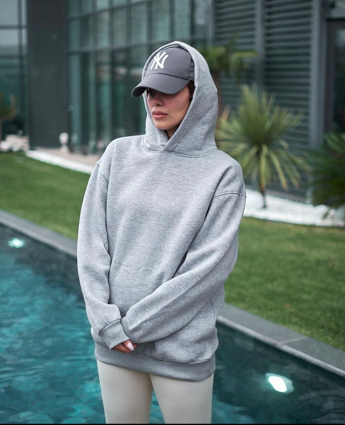 Plain Grey Hoodie - Fit Move